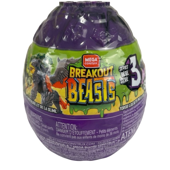 Mega Construx | Toys | Mega Construx Breakout Beasts Series 3 Egg New ...